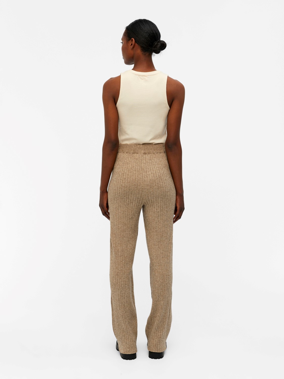 Object, Noelle Strik Bukser, Lysebrun - Vogelius Glow