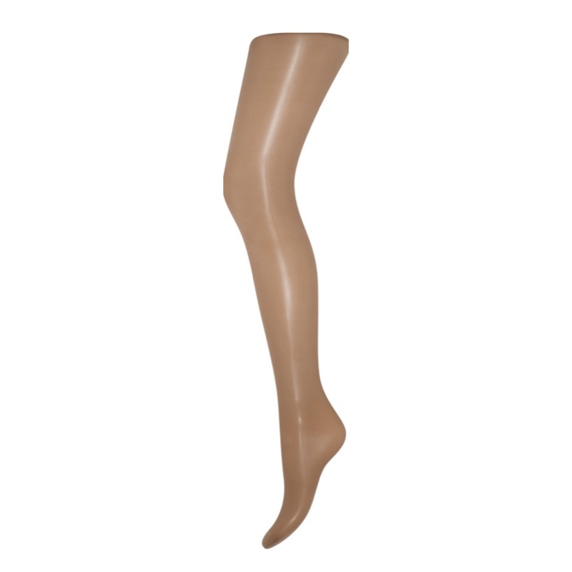 Decoy Tight Silk Look Nylonstrømper Caramel - Vogelius Glow