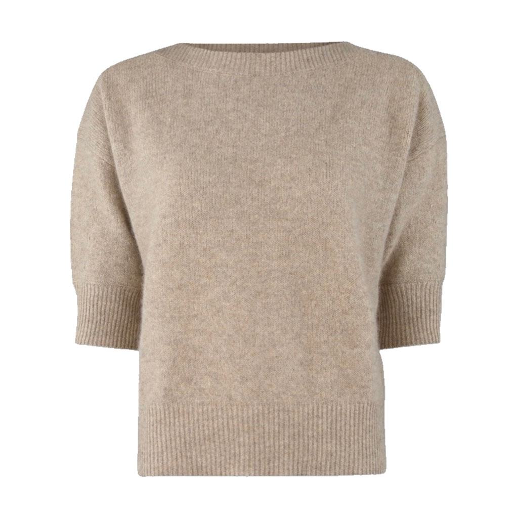 Six Ames Moi Vaskebjørn Strik Beige Meleret - Vogelius Glow