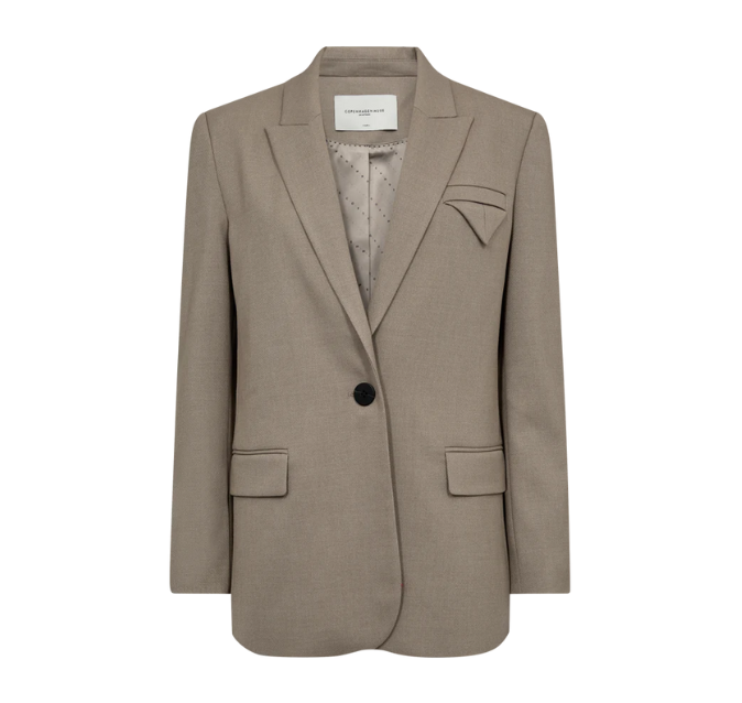 Copenhagen Muse Tailor Blazer Sand - Vogelius Glow